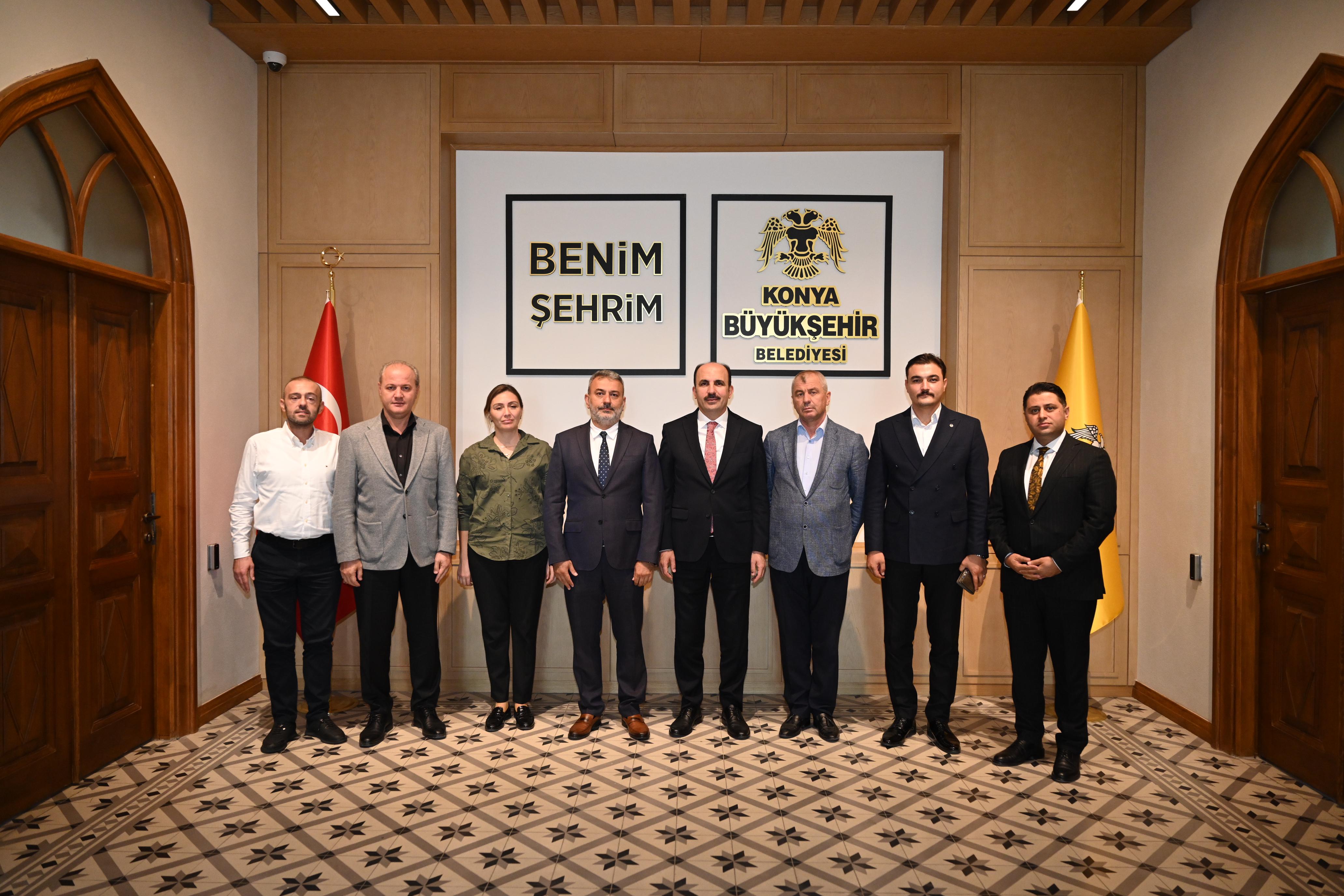 DOSD Meram’dan Başkan Altay’a teşekkür ziyareti